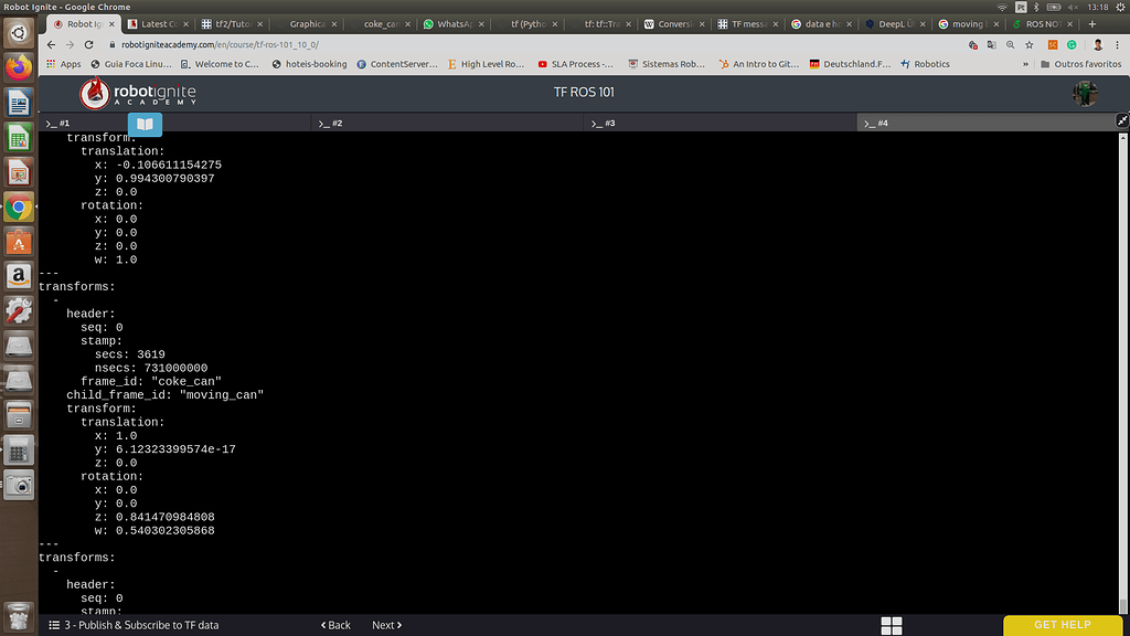 Add Moving Frame: ROS TF - TF ROS 101 - The Construct ROS Community