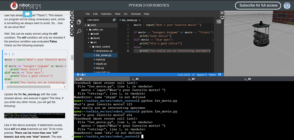 Issue with accepting strings from user using python's input function ...
