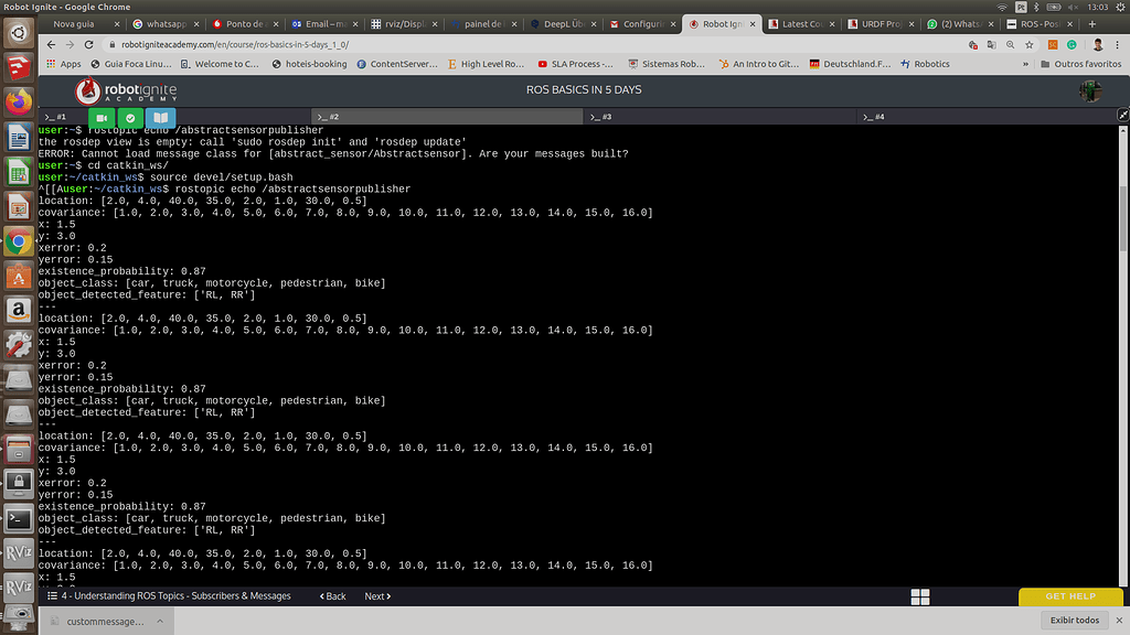 Customized Message - RVIZ - ROS Basics In 5 Days (Python) - The Construct ROS Community