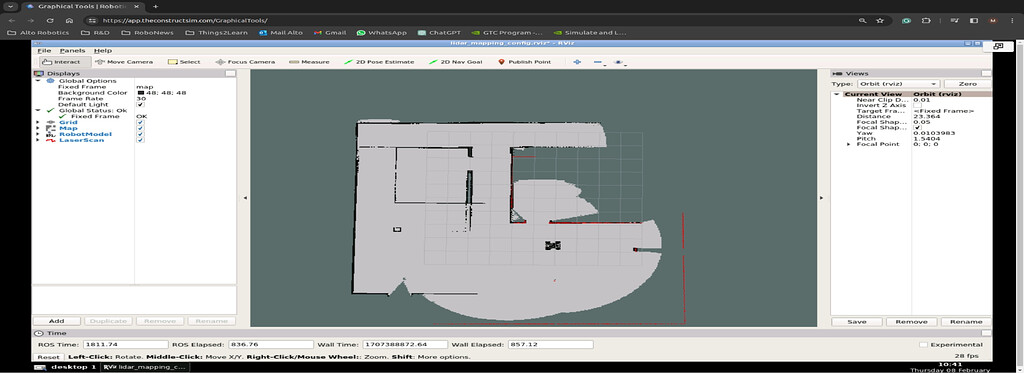 [Bug] Unit 3: Impossible to create a map - Robot Localization With Sensor Data - The Construct ...