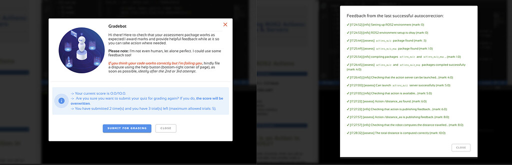 RE: Unit 6 quiz Model Answer - ROS Basics In 5 Days (C++) - The Construct ROS Community
