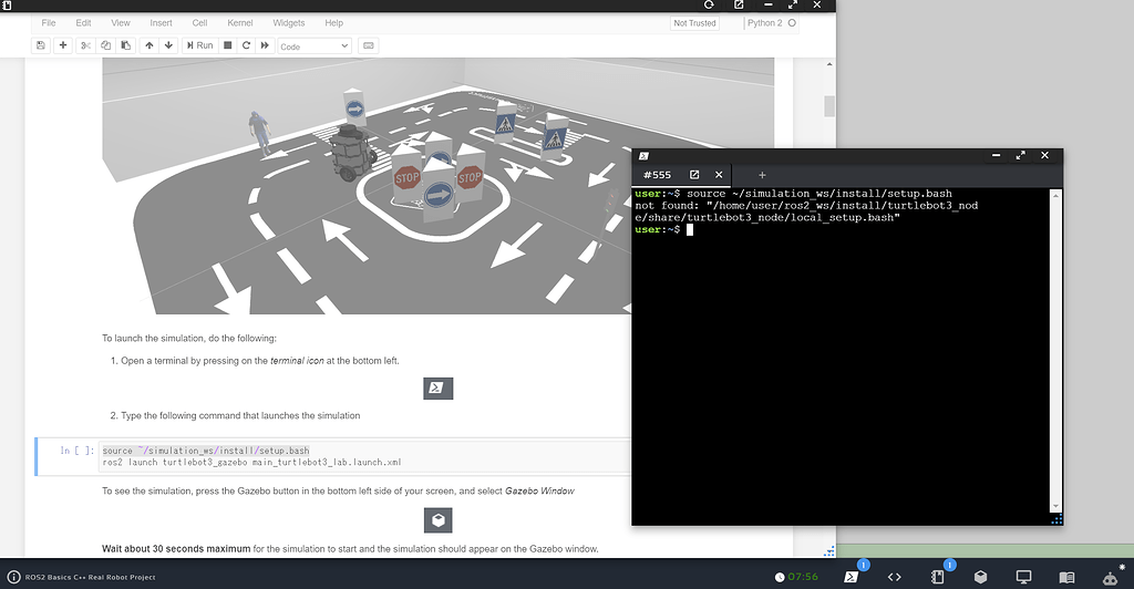 Issue with Real Robot Project for ROS2 Basics C++ - ROSDS Support - The ... Issue with Real Robot Project for ROS2 Basics C++ - ROSDS Support - The ...
