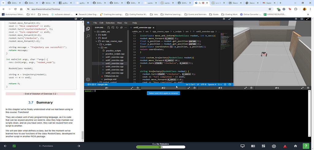 [Bug] Robot gets stuck when moving forward - C++ For Robotics - The ...