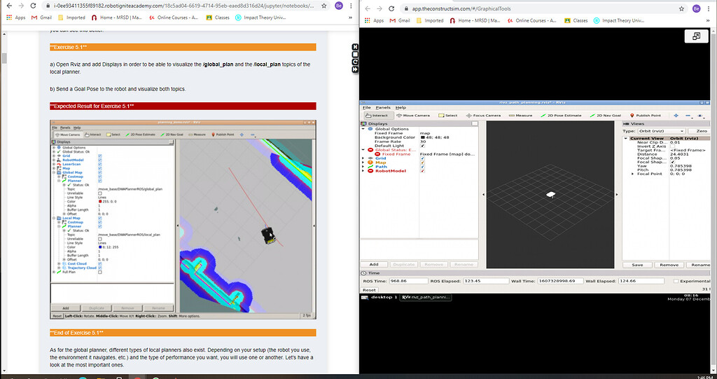 Exercise 5.1.....Path Planning part 2 - ROS Navigation In 5 Days - The Construct ROS Community