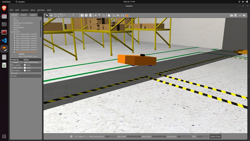 Gazebo SImulation not working properly - External Requests - The Construct ROS Community