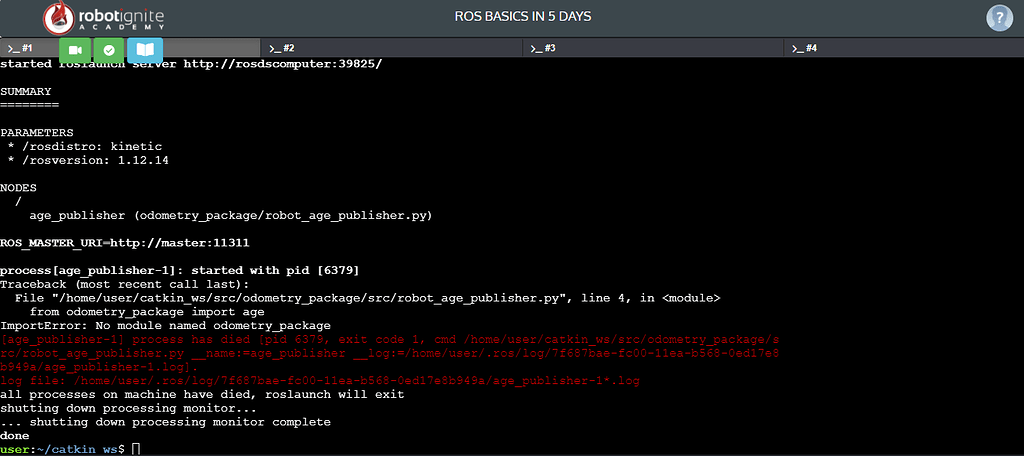 How to deal with it? - ROS Basics In 5 Days (Python) - The Construct ROS Community