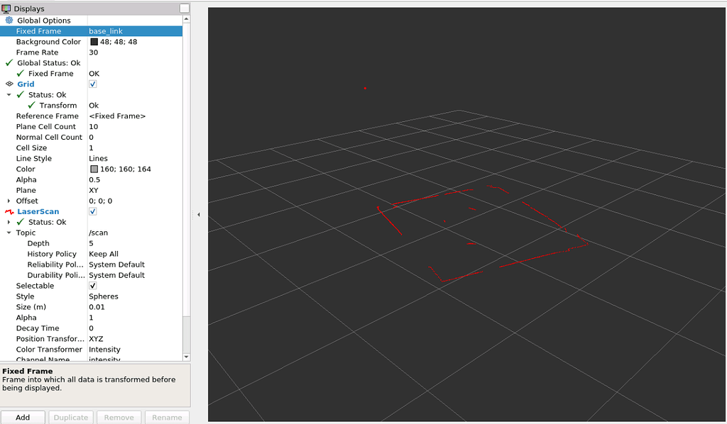 How do I calibrate lidar in real robot lab? - ROS Basics In 5 Days (Python) - The Construct ROS ...