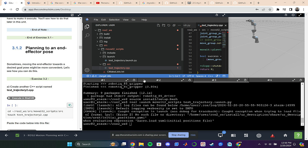 [Bug] xacro.load yaml error found in Unit 3 - ROS2 Manipulation Basics ...