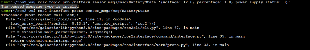 Invalid type of message - ROS2 Navigation Advanced - The Construct ROS Community