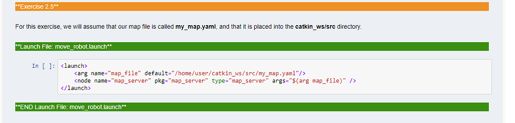 Solution to Exercise 2.5 - ROS Navigation In 5 Days - The Construct ROS Community
