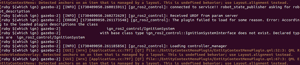 Unable to use ignition ros2 control - External Requests - The Construct ROS Community