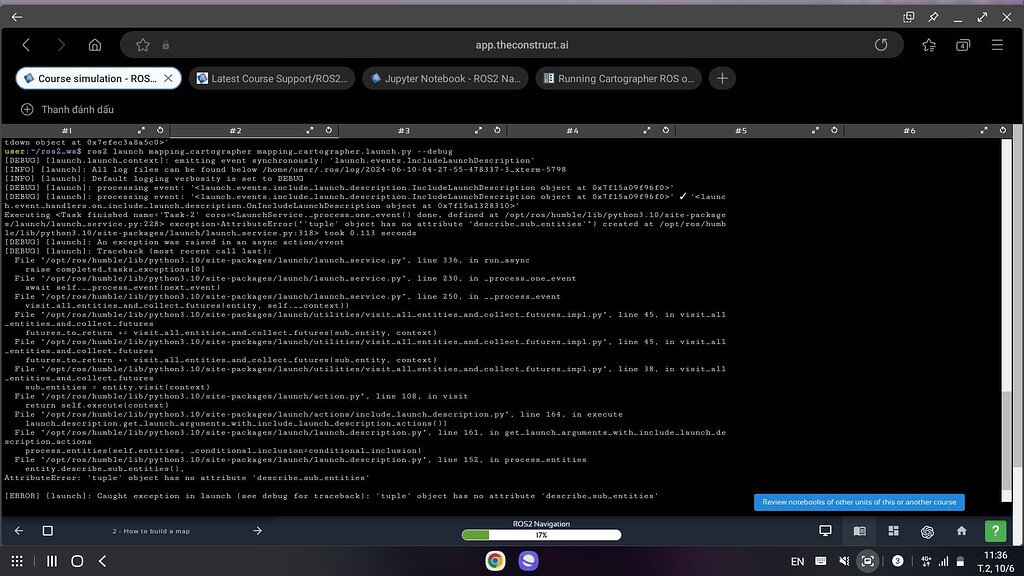 Error When Launch A Normal File Ros2 Navigation Humble The Construct Ros Community