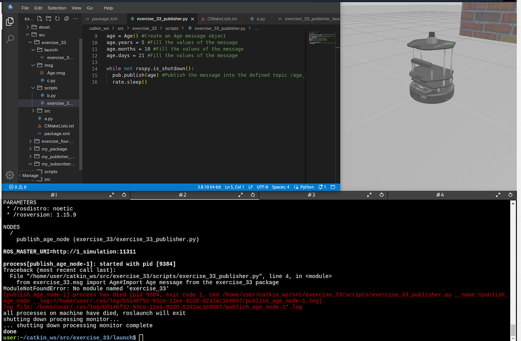 Can't import the message file Age.msg in python script - ROS Basics In 5 Days (Python) - The ...