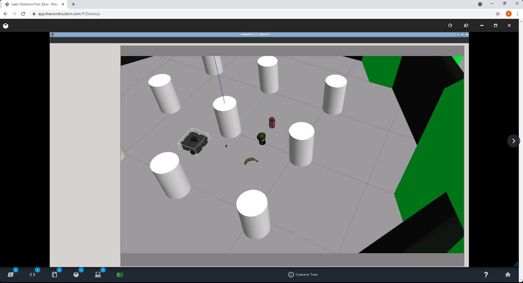 ROS-Kinetic Gazebo window not displaying properly - ROSDS Support - The Construct ROS Community