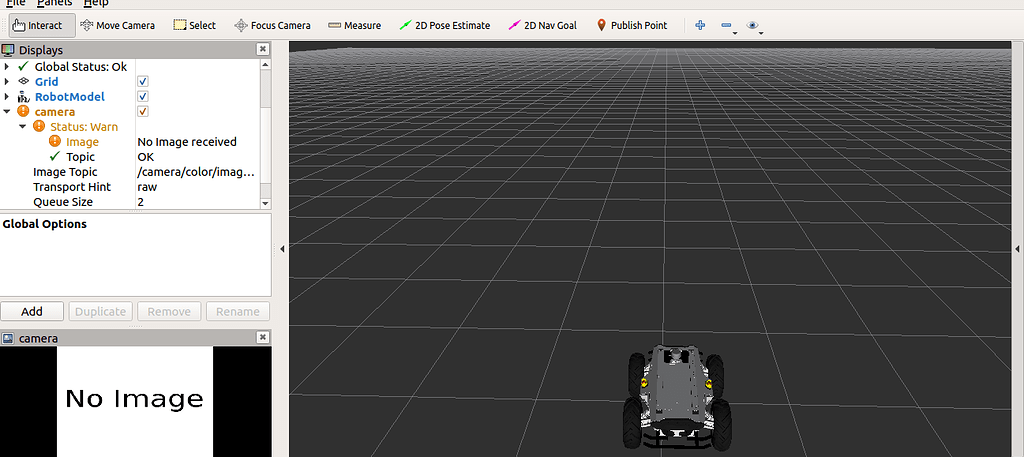 Urgent help - no image recieved on my rviz camera - Open Discussions ...