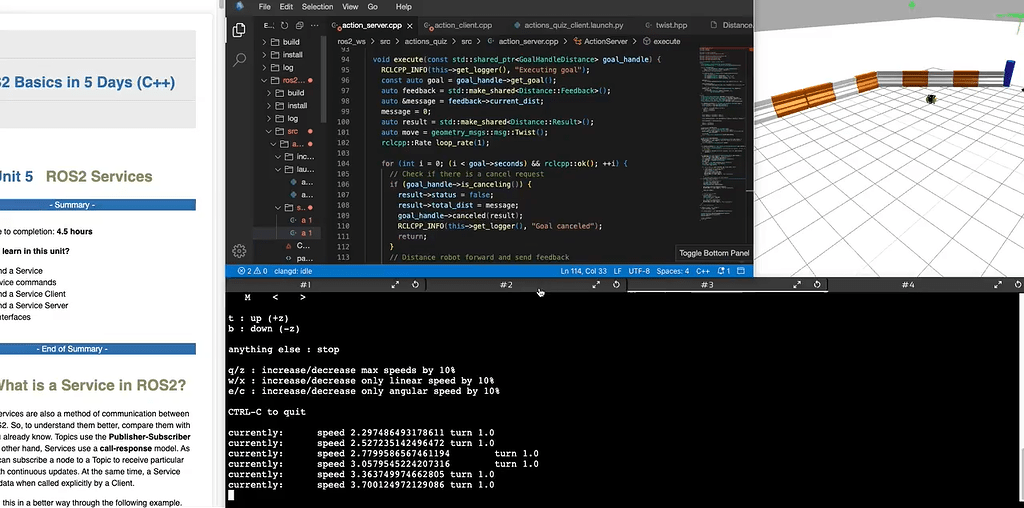 Unit6 : total_distance calculation from grader bot - ROS2 Basics in 5 Days Humble (C++) - The ...