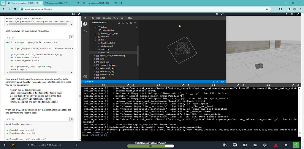 [bug] Actions Quiz Msg Action Error Ros2 Basics In 5 Days Humble Python The Construct Ros