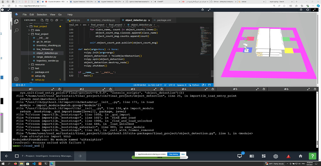 [bug] Final Project Object Detection Node Ros 2 Perception In 5 Days