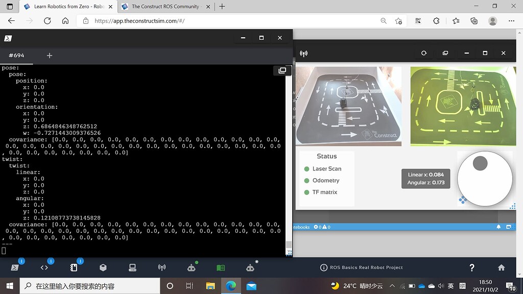 Real Robot Lab Problem Rosds Support The Construct Ros Community