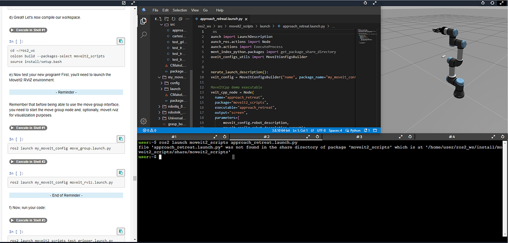 Launch File Error Exercise 3 6 Ros2 Manipulation Basics Humble The Construct Ros Community