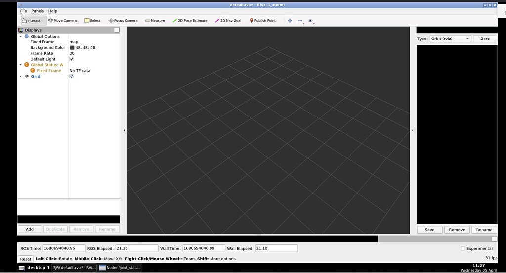 Urdf Rviz Unit 2 Don T Show The Redbox Urdf For Robot Modeling The Construct Ros Community