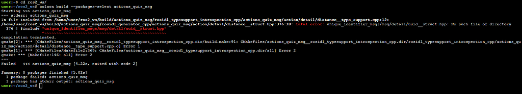7.5 Actions Quiz, Error while creating custom Interface - ROS Basics In 5 Days (Python) - The ...