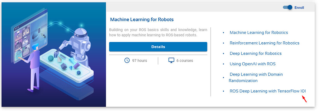 Unable to start the course - ROS Deep Learning With TensorFlow 101 - The Construct ROS Community