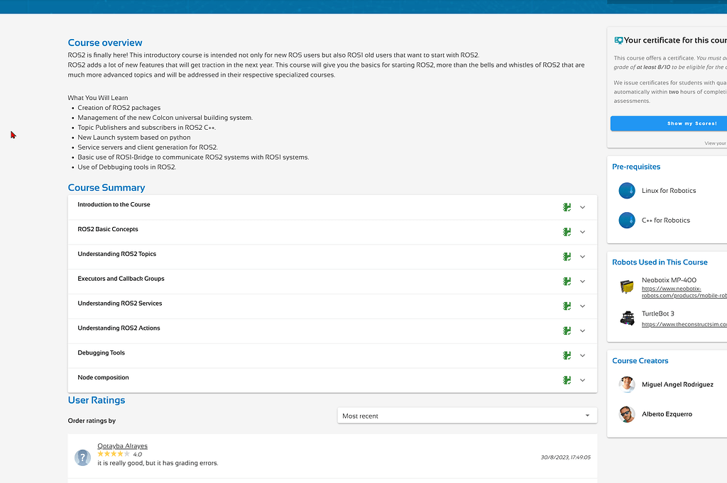 All complete but still 93% - ROS2 Basics in 5 Days Humble (Python) - The Construct ROS Community