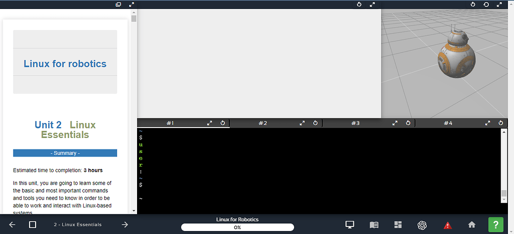 Error In Accesing Ide Screen Linux Basics For Robotics The Construct Ros Community