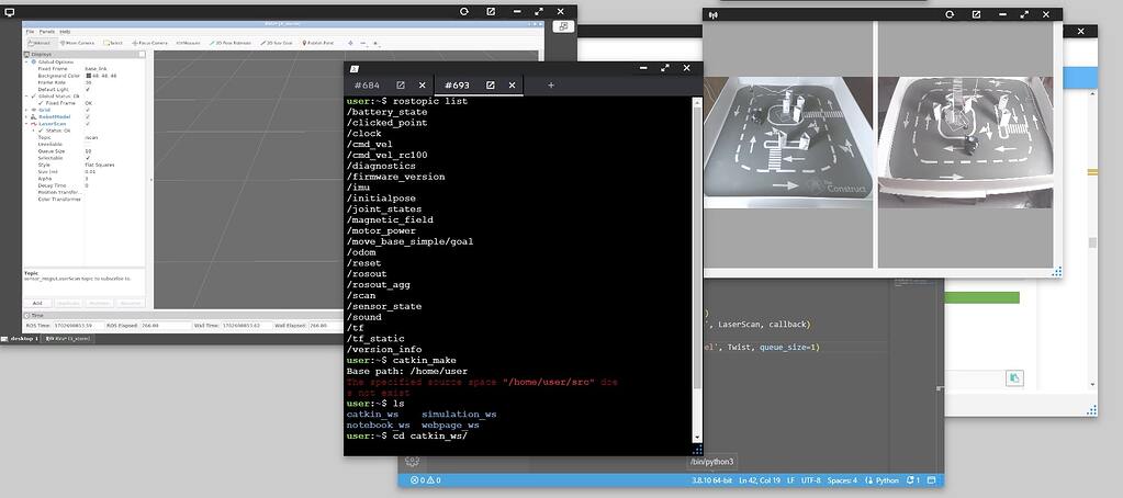 Confused about real lab functionality vs. video tutorial - ROS Basics In 5 Days (Python) - The ...