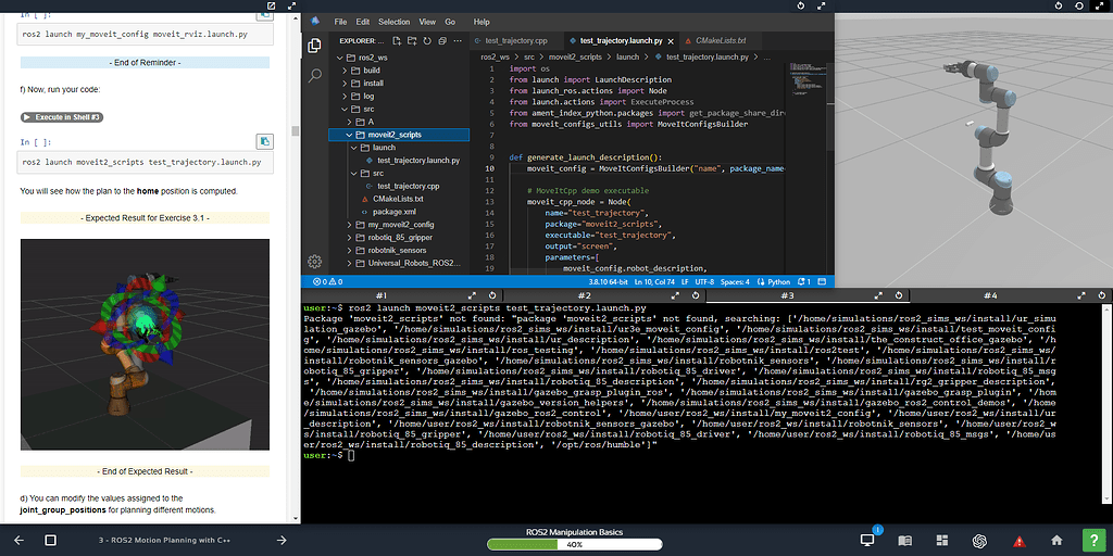 Ros2 launch moveit2_scripts test_trajectory.launch.py launch file not ...