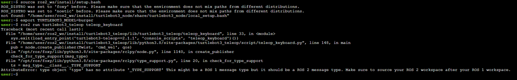 ROSject C++ Galactic in 5 days: turtlebot3_teleop fails - ROSDS Support - The Construct ROS ...
