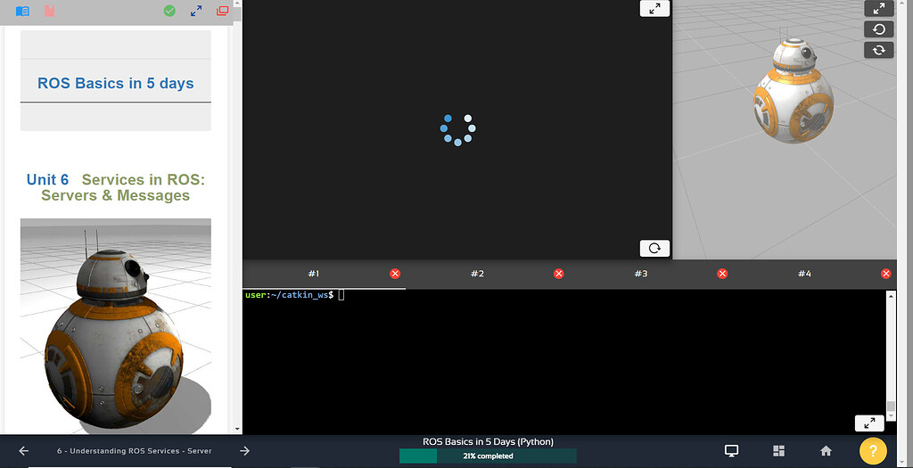 Ide Loading Error Ros Basics In 5 Days Python The Construct Ros