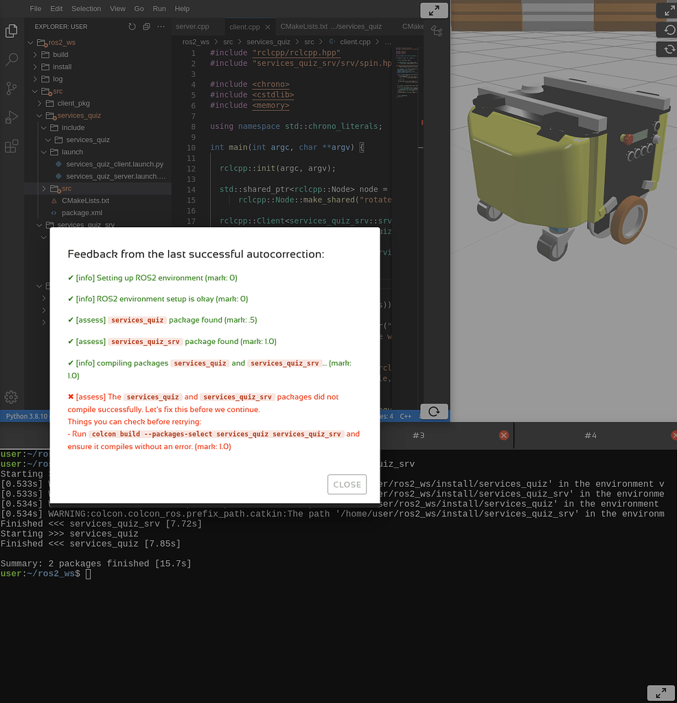 Grade-bot reports my packages do not compile - ROS2 Basics in 5 Days ... Grade-bot reports my packages do not compile - ROS2 Basics in 5 Days ...