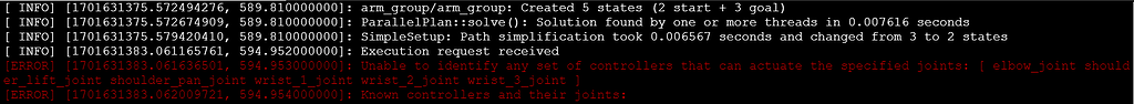 Unit 7 Project: [ERROR] Known controllers and their joints| gives an empty list - ROS ...