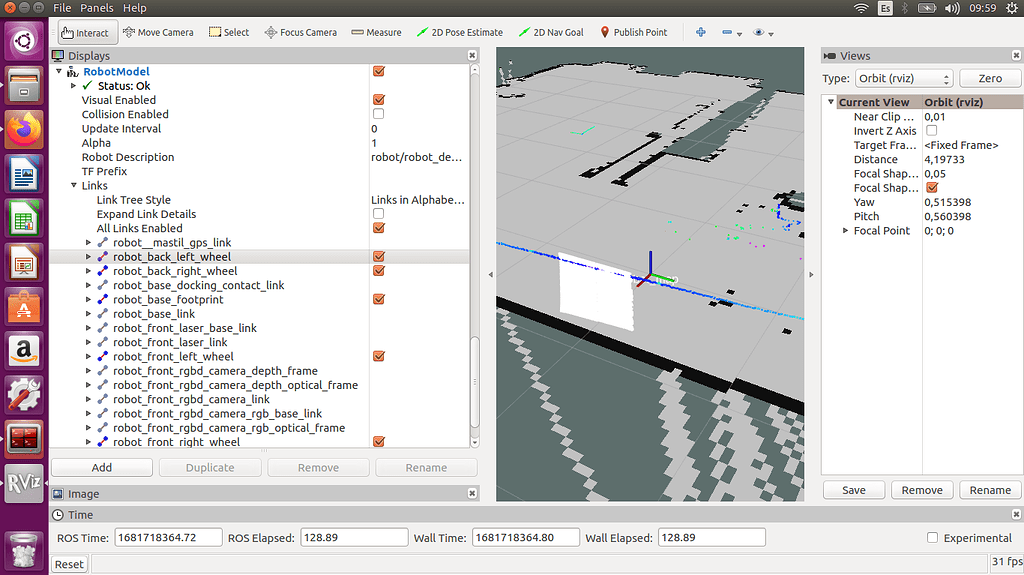 RobotModel of the SUMMIT HL not showing in RViZ and no error shown - Mastering with ROS ...
