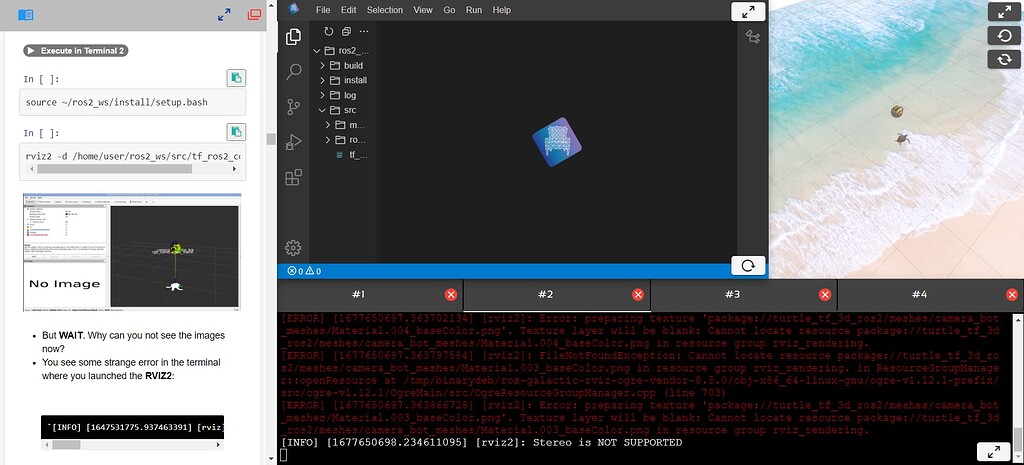 Cambot is not above the turtlebot - TF ROS2 - The Construct ROS Community