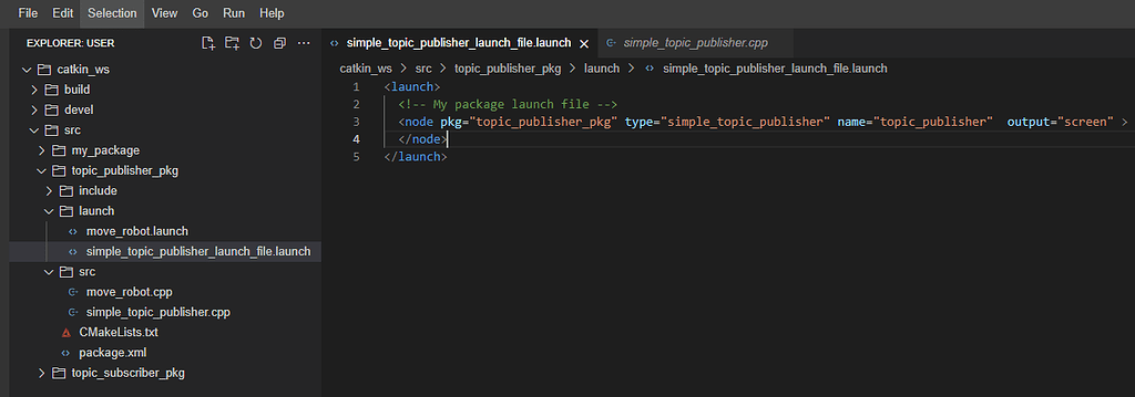 Unit 3 Launchings having the same error Cannot locate node of type - ROS Basics In 5 Days (C++ ...