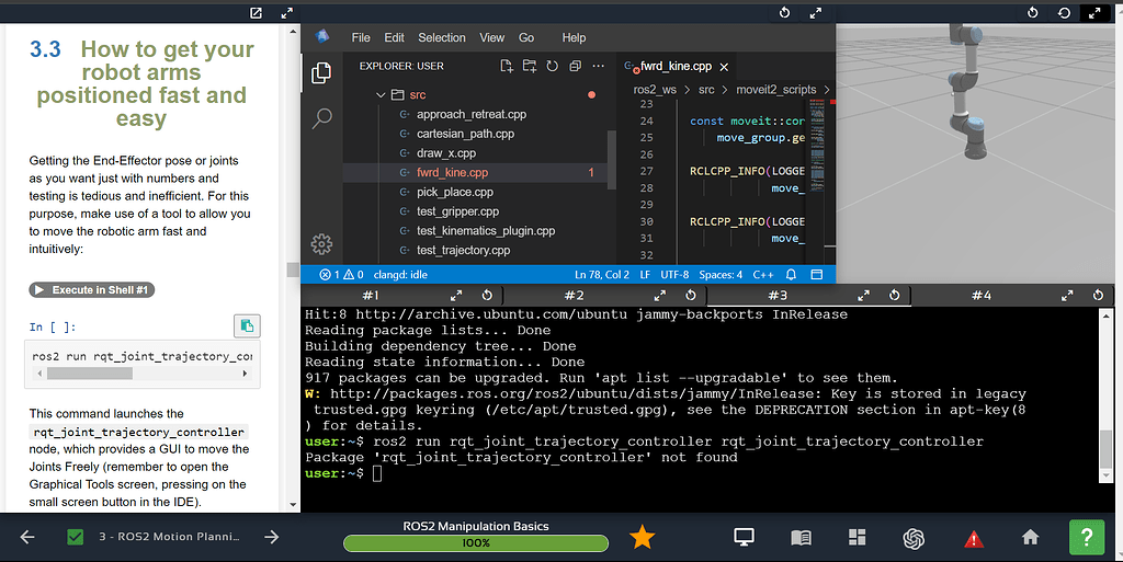 3.3 controller not found - ROS2 Manipulation Basics (Humble) - The ...