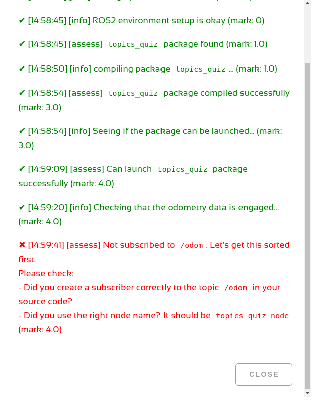 Quiz Error Understanding Ros Topics On Ros2 In 5 Days Python Ros2 Basics In 5 Days Humble