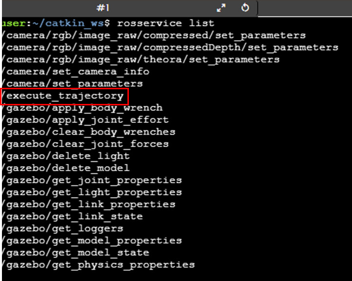 I would like to know how I can call the /execute_trajectory service from the terminal - ROS ...